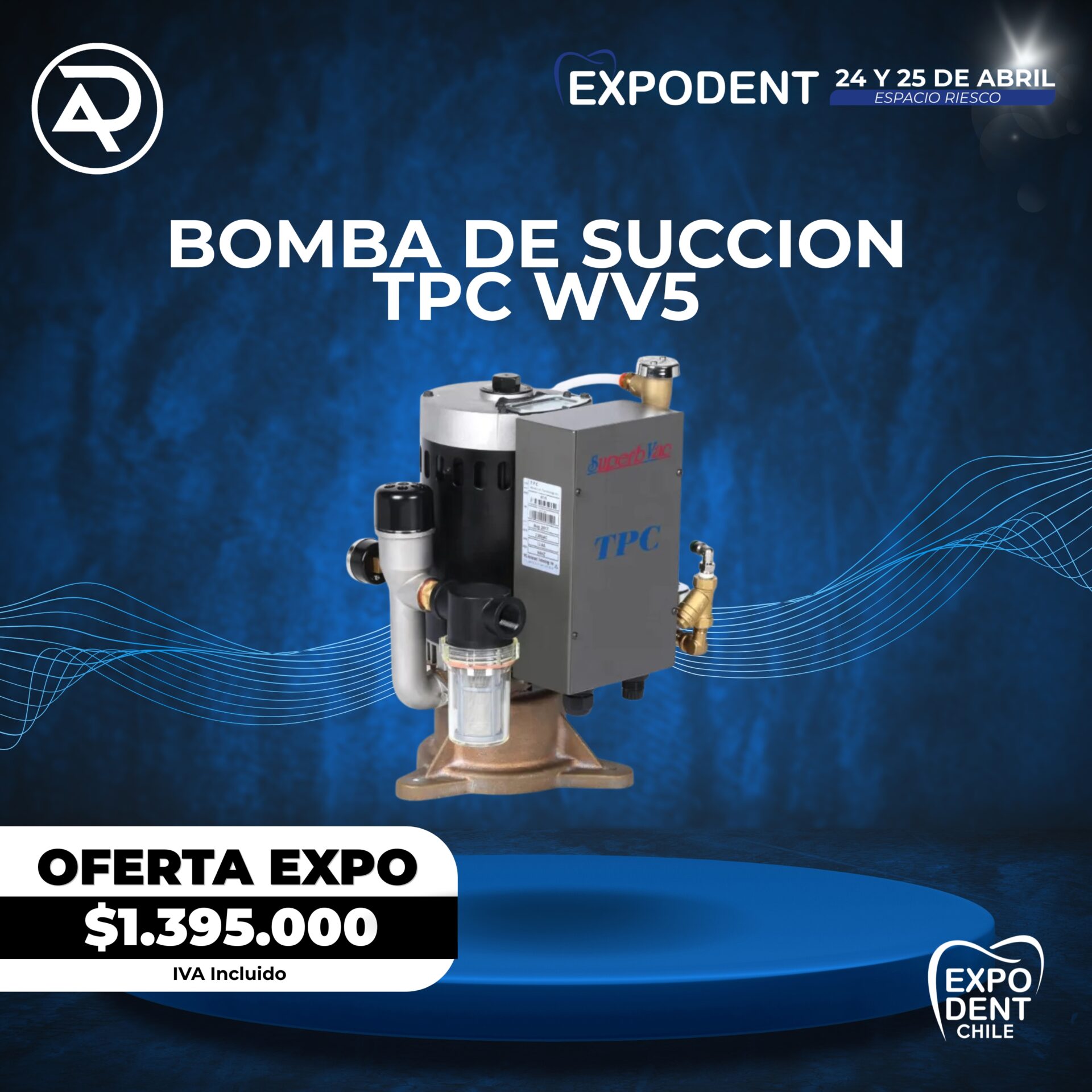 Bomba De Succión Tpc Wv5 | Dental America | Distribuidora de equipos ...