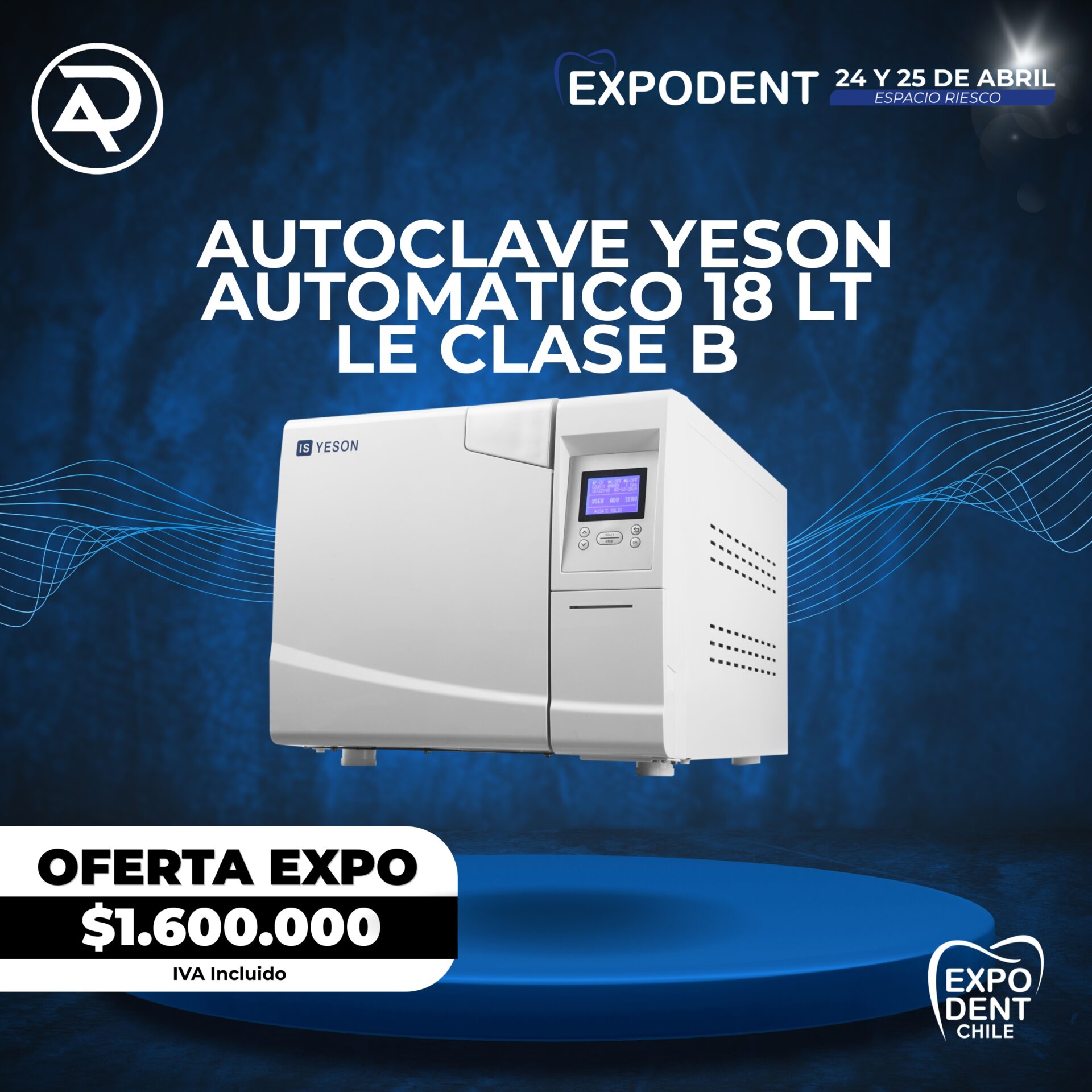Autoclave YESON LE Clase B | Dental America | Distribuidora de equipos ...